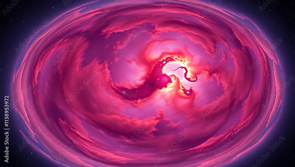 Space background with nebula and stars. Environment 360 HDRI map ...