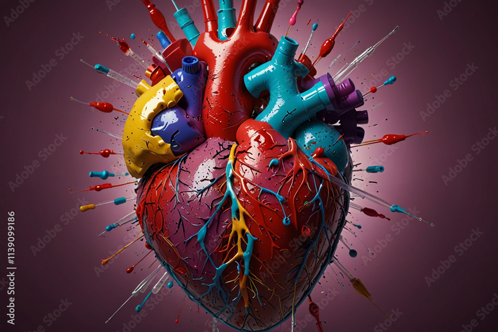 Heart Anatomy for Science | Scientific Structure Of Human Heart | Human ...