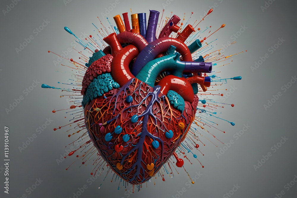 Heart Anatomy for Science | Scientific Structure Of Human Heart | Human ...