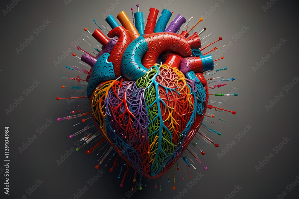 Heart Anatomy for Science | Scientific Structure Of Human Heart | Human ...
