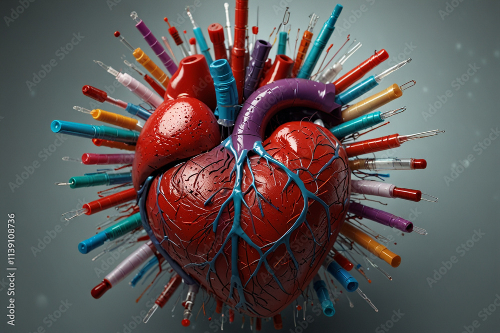 Heart Anatomy for Science | Scientific Structure Of Human Heart | Human ...
