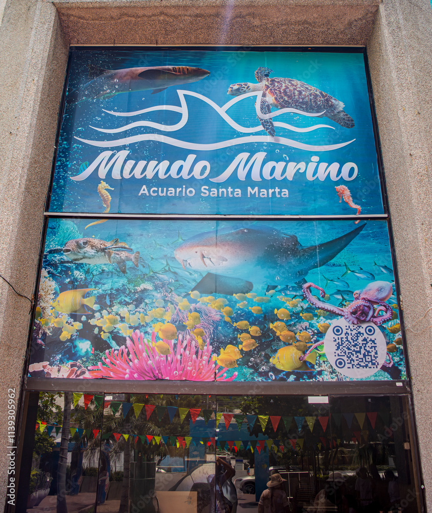Acuario Santa Marta, Magdalena, Colombia - July 3, 2024 - Vibrant ...