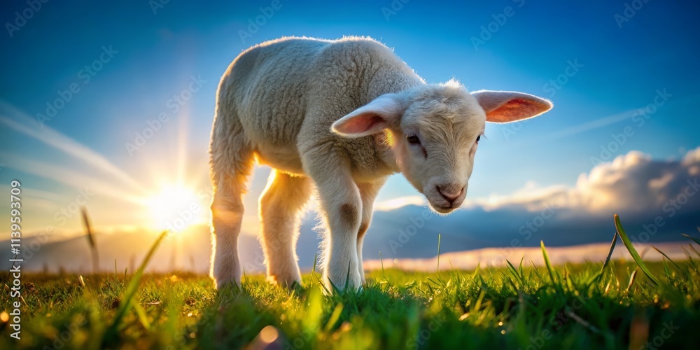 Eid Al Adha Greeting Card, Blessed Sacrifice Feast, Islamic Celebration ...