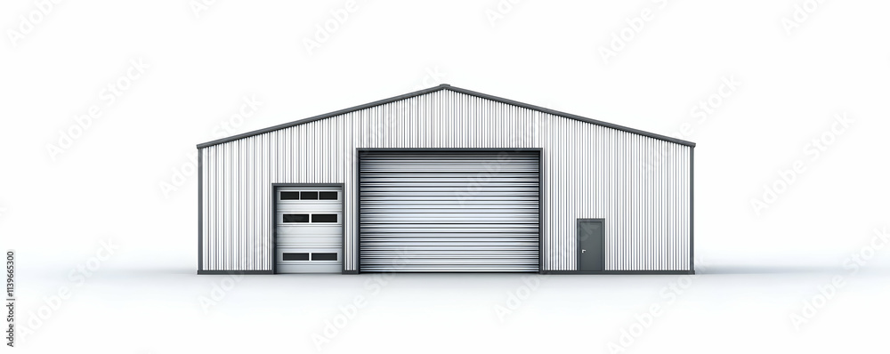 3D Warehouse Building Illustration Stock Photo | Adobe Stock