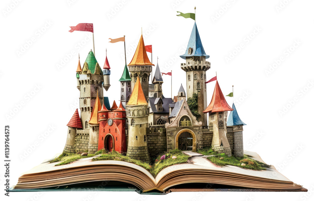 PNG Fairy tale castle book tower architecture. Stock Illustration ...