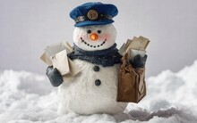 Christmas Winter Snowman Mail Free Stock Photo - Public Domain Pictures