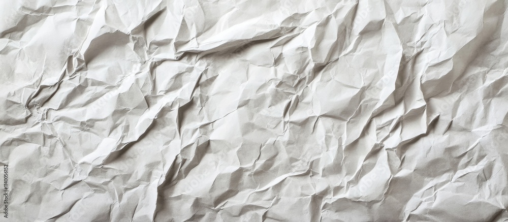 Crumpled white A4 paper texture for backgrounds and creative design ...