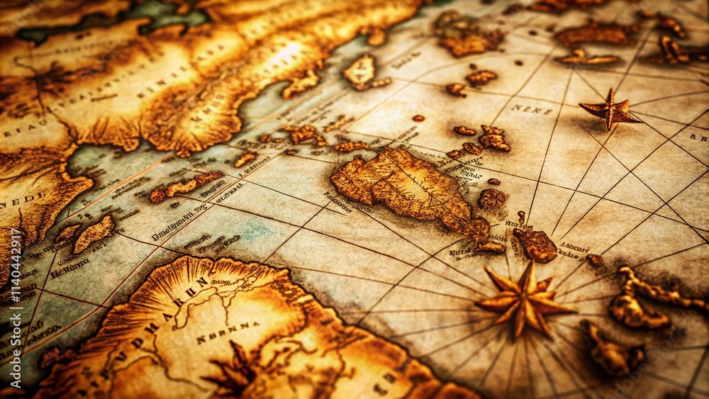 HMS Beagle Voyage Map: Historic Ship's Route, 19th Century Exploration ...