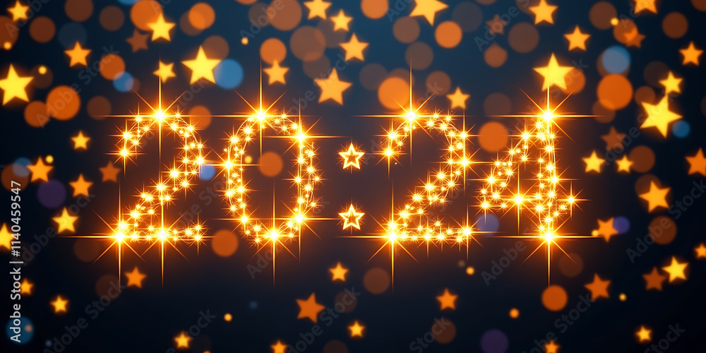 Starfield Glow Countdown - A starfield glowing with numbers ...