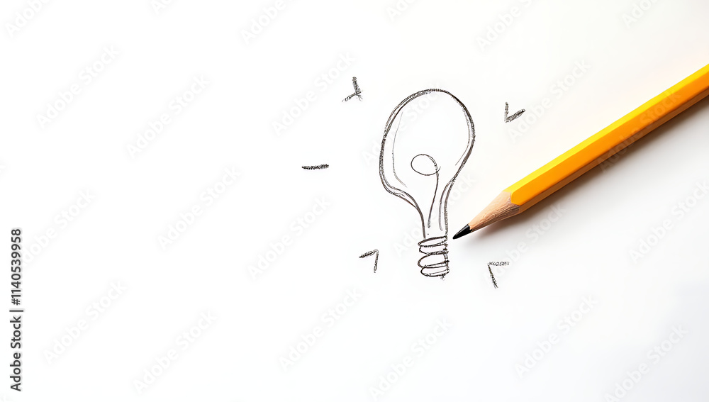 Generating creative ideas with a simple pencil and paper is possible ...