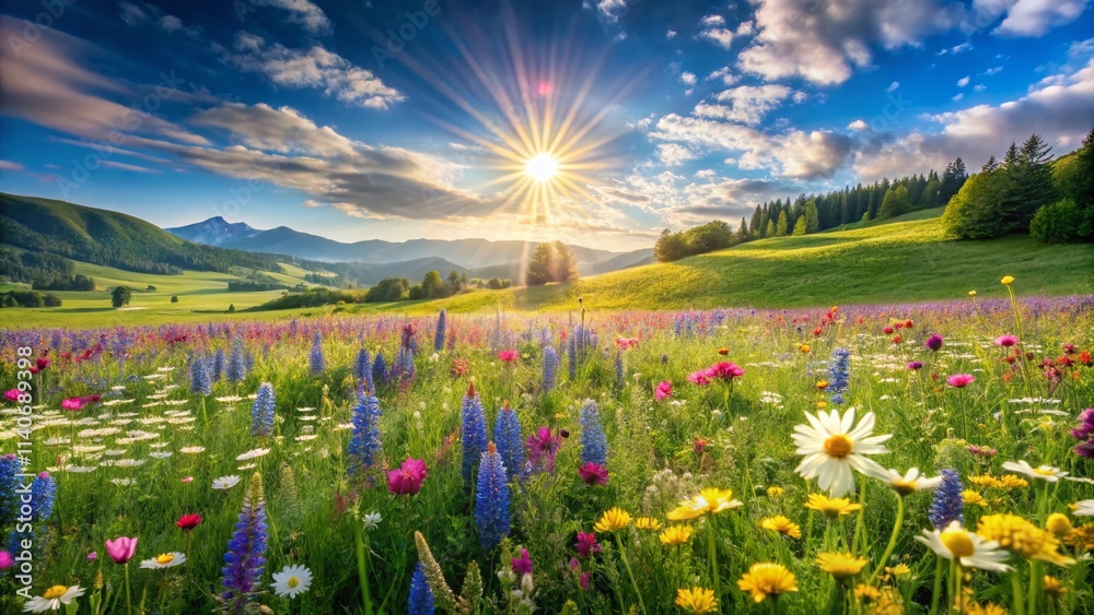 Springtime Desktop Wallpaper, Panoramic Spring Scenery, Free High ...