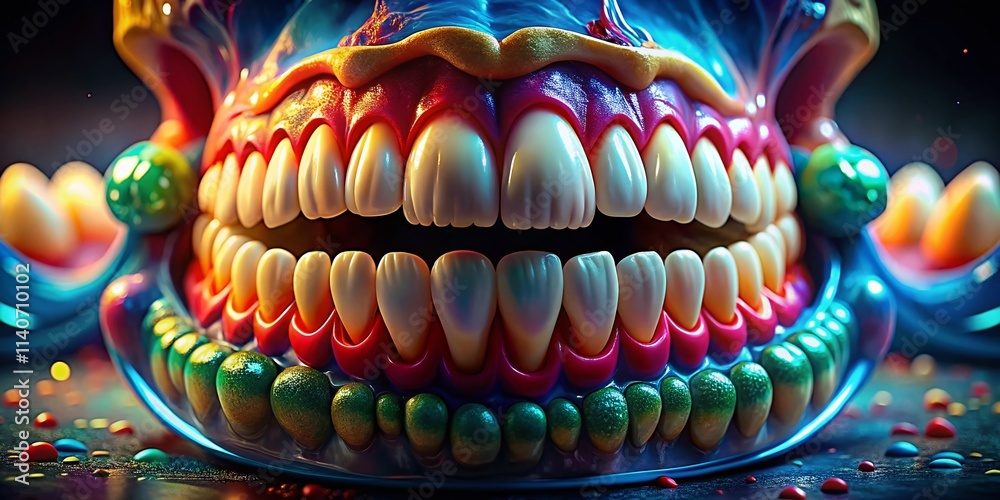 Stock-Illustration „Stunning Low Light Images of Tooth Development ...