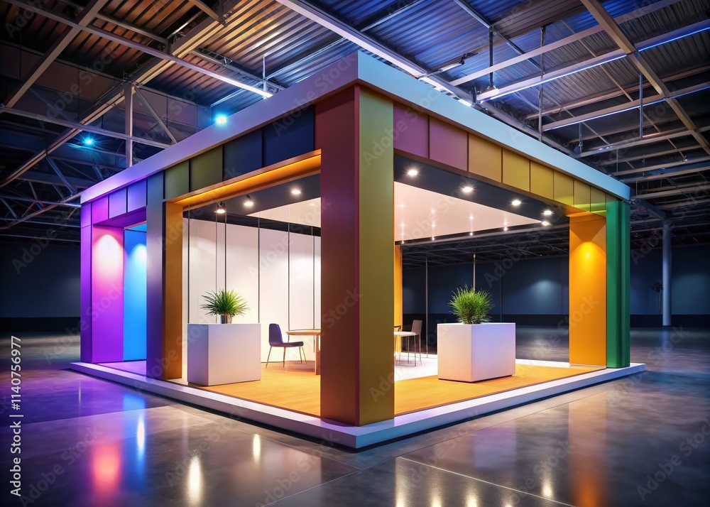 Trade Show Booth Mockup: Exhibition Stand Design, Expo Booth Template ...