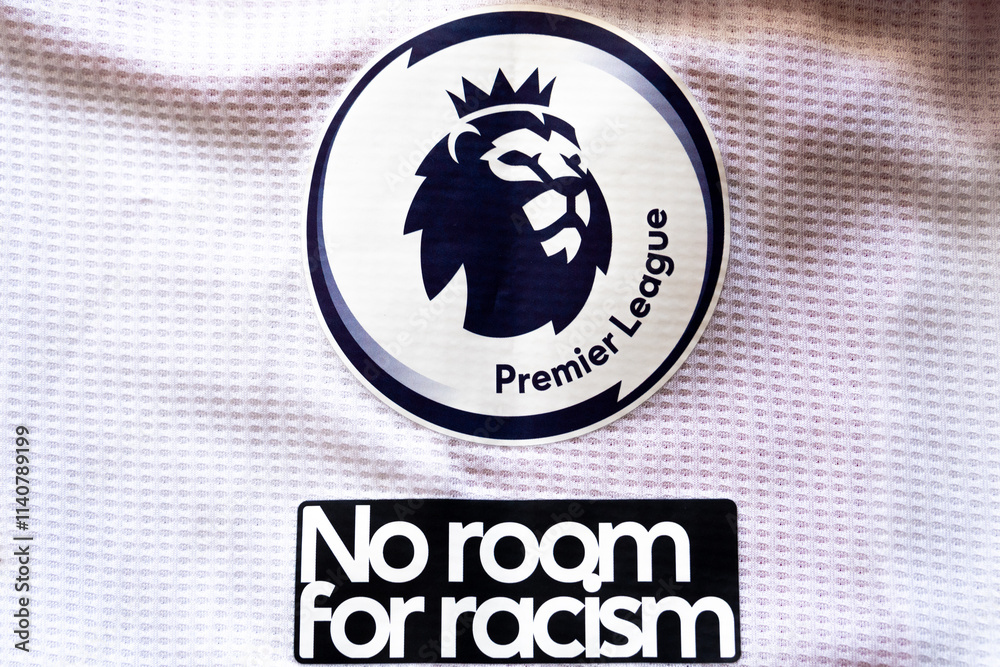 Photo Stock English professional soccer league PREMIER LEAGUE logo ...