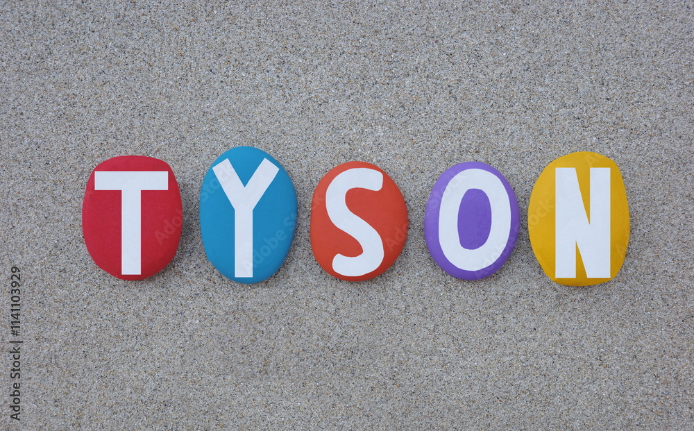 Tyson is a masculine name of French origin derived from the word tison ...