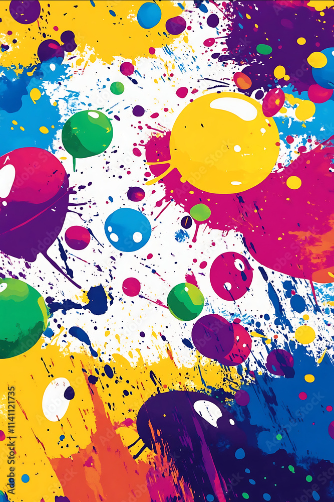 design a book cover just very colorful flashy with intensive colours ...