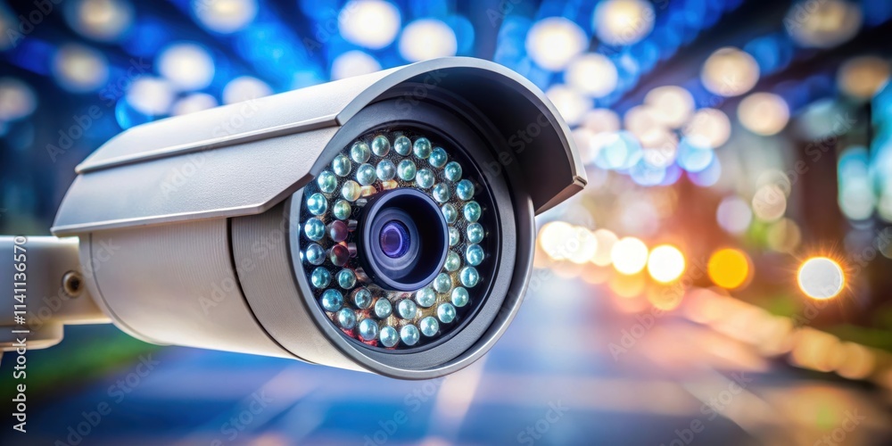 Video surveillance camera with infrared illumination perfect for night ...