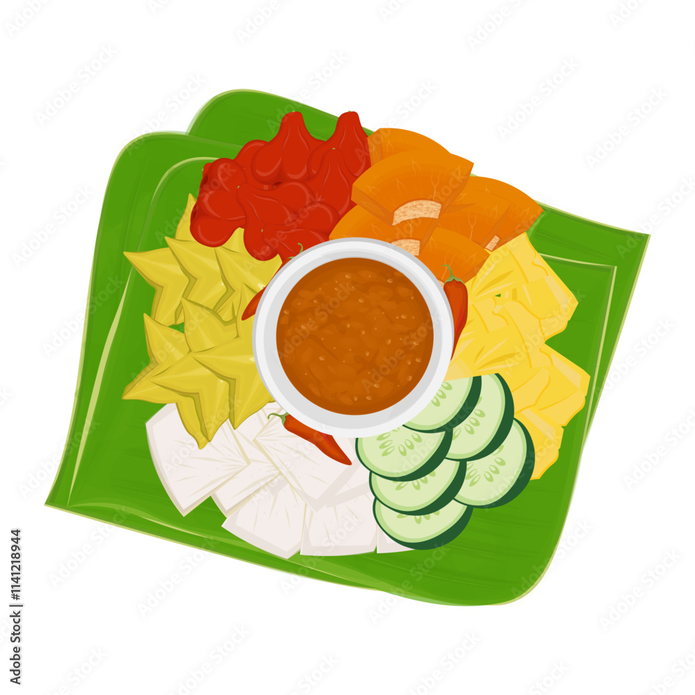 Vector de Stock Vector Illustration Logo Clipart Top View Traditional ...