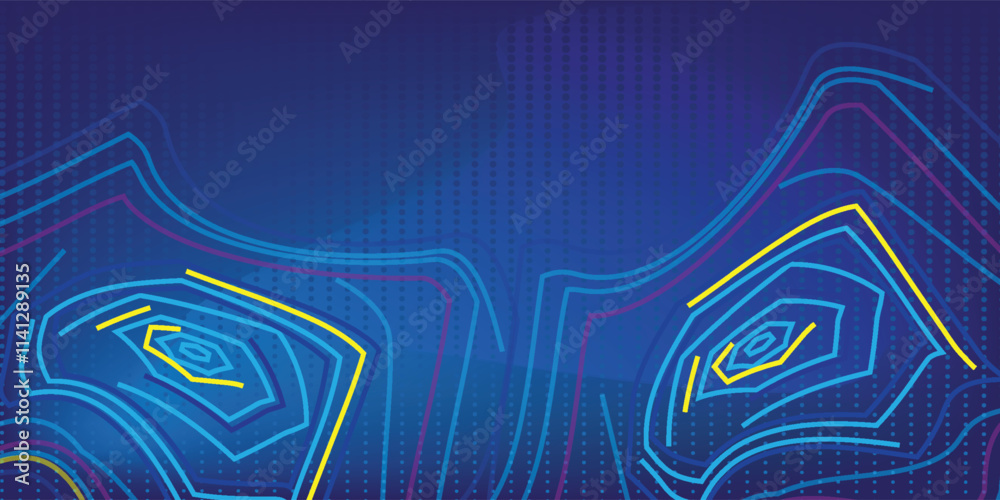 Vector de Stock Digital Wave Circle Audio Lines Grid Big Data ...