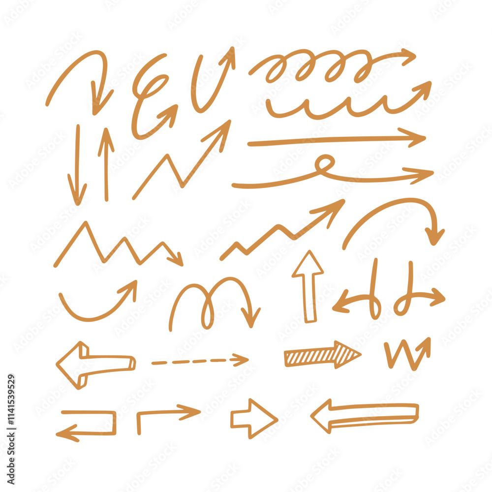 Explore Creative HandDrawn Arrow Designs to Enhance Your Dynamic and ...