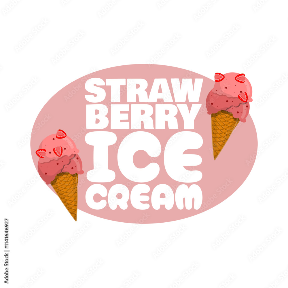 National Strawberry Ice Cream Day to celebrate on January 15th. Two ...
