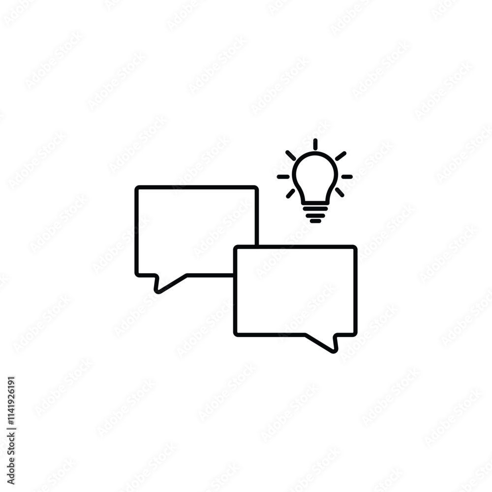 Question mark line icon. Quiz chat bubble sign. Gradient design ...