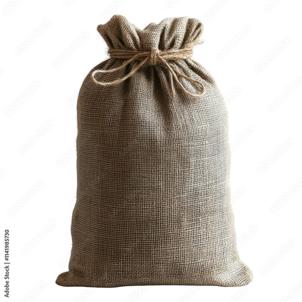 Stylized potokasd grain sack display minimalistic setting photography ...