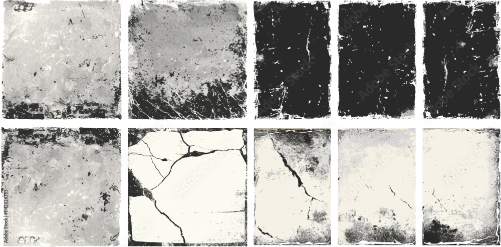 Vintage grunge paper texture. Old worn overlay distressed background. Torn and crumpled pattern ...