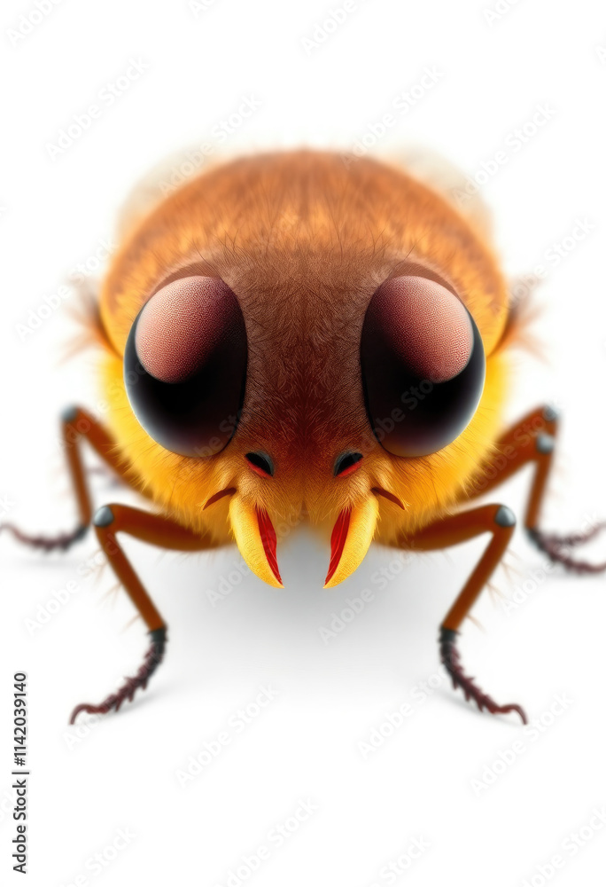 Montessori Flashcards Clipart Kawaii Fleas Clipart isolated on a white ...