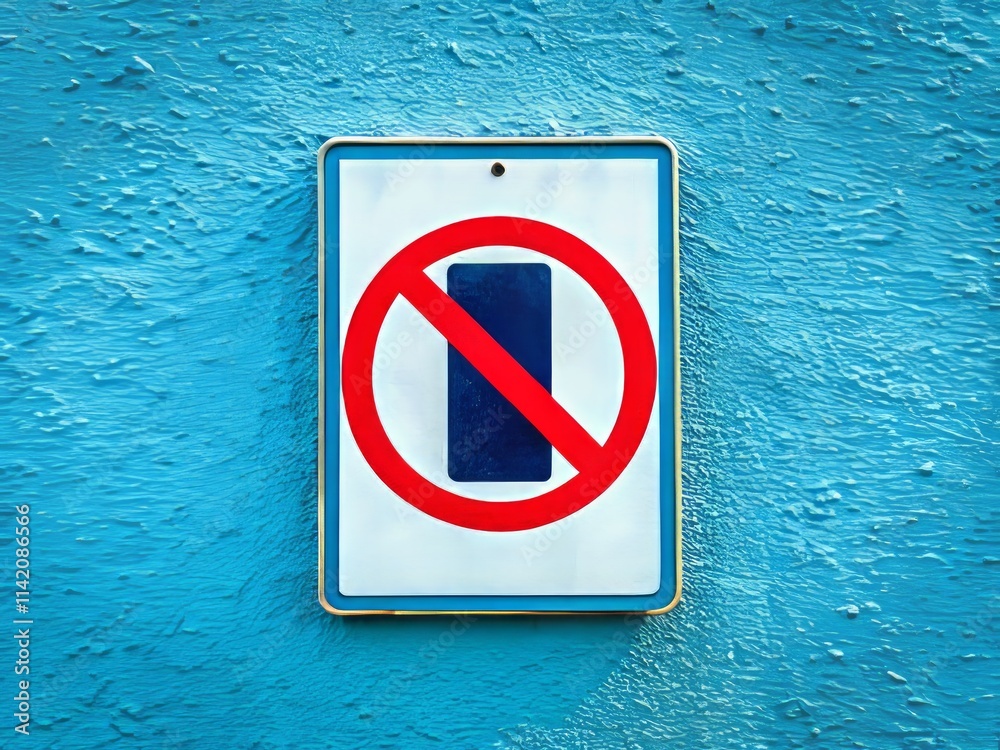 No Cell Phone Zone Sign Design: Rule of Thirds Photography, Mobile ...