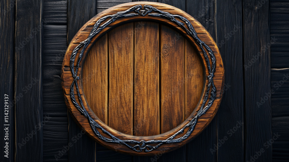 Ilustración de Stock Fantasy ui game circle avatar rank level frame ...