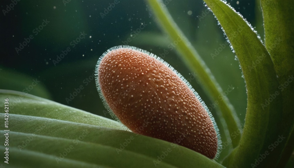 Interactive style illustration of paramecium interacting with its ...