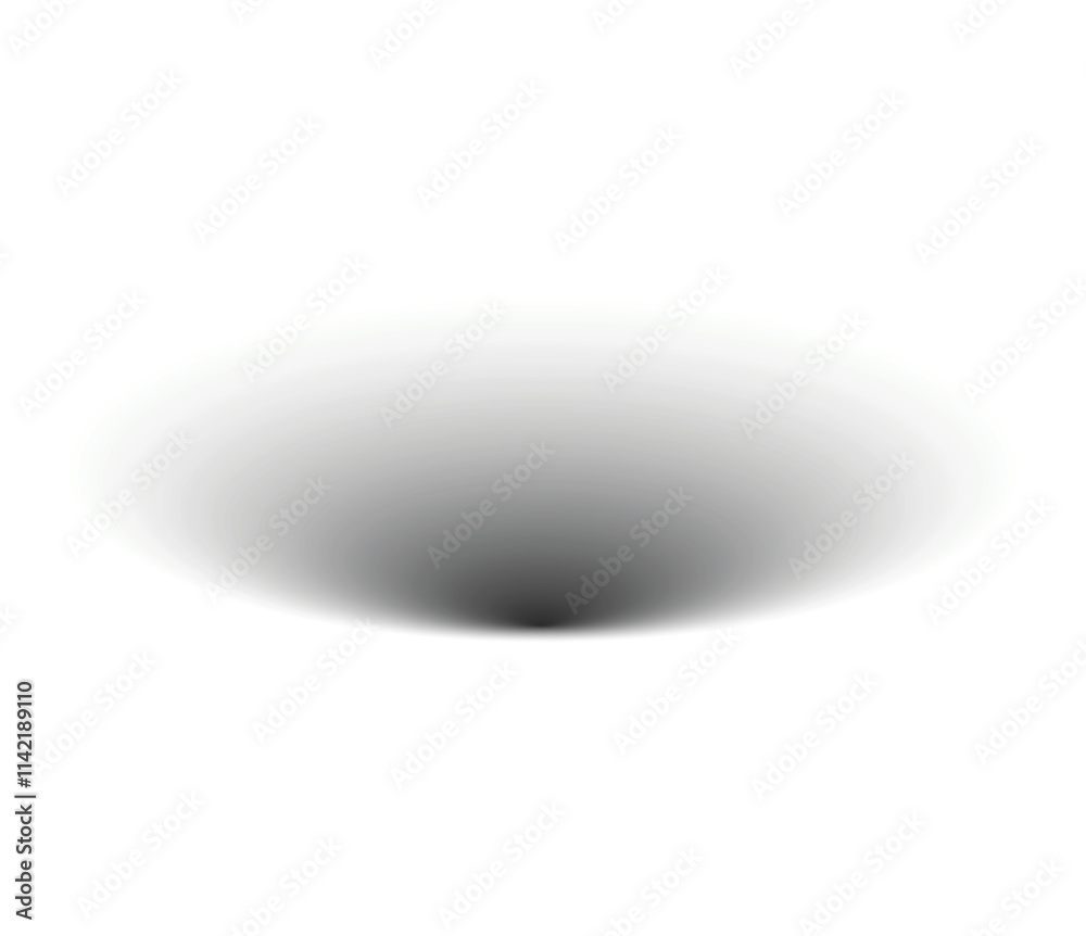 Image vectorielle Stock PNG Realistic round shadow and shadow effect ...