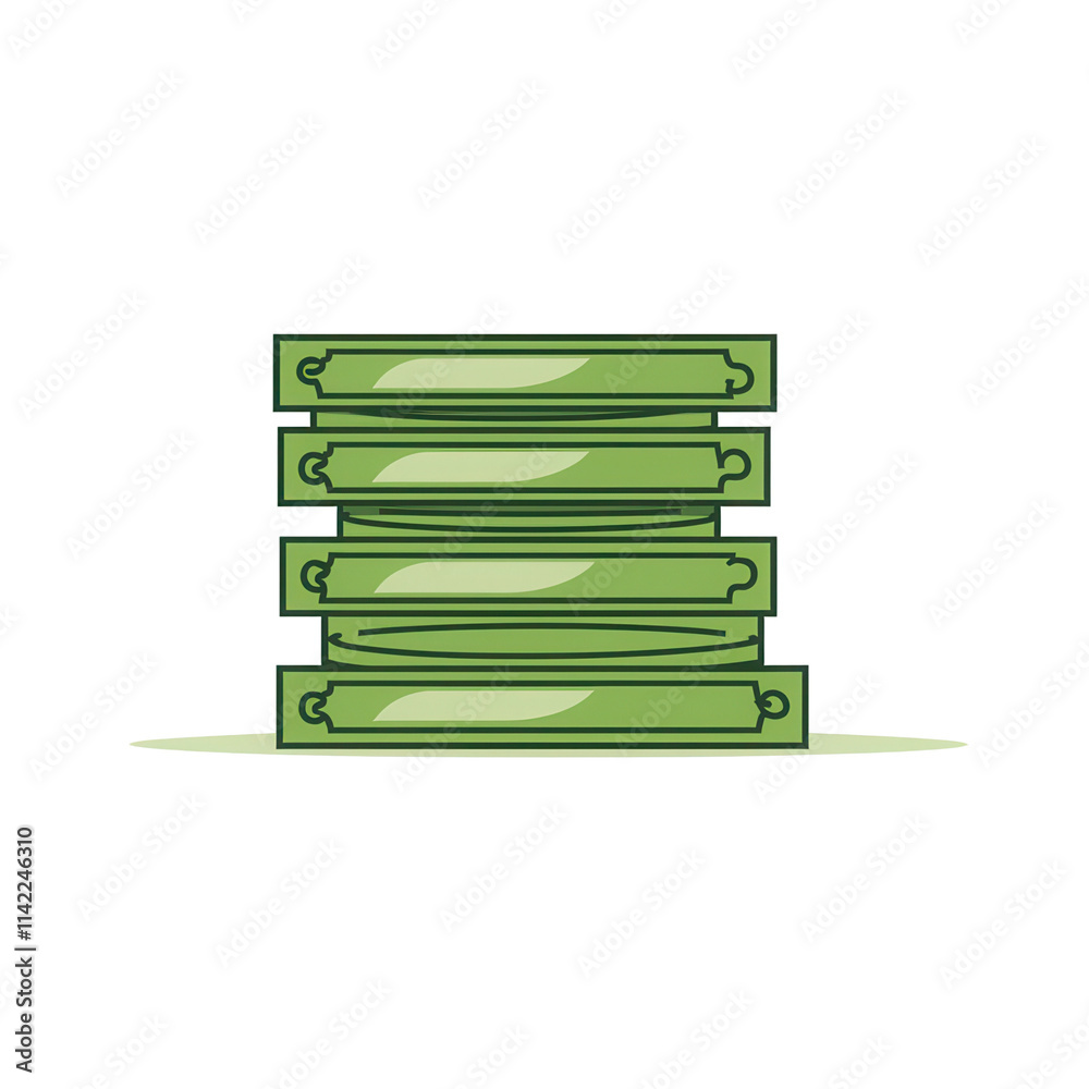 Stack of money illustrations financial concept transparent background ...