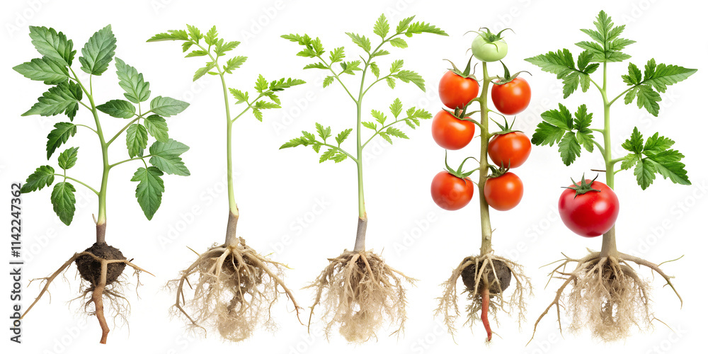 Complete Life Cycle of a Tomato Plant: Growth Stages from Seed to ...