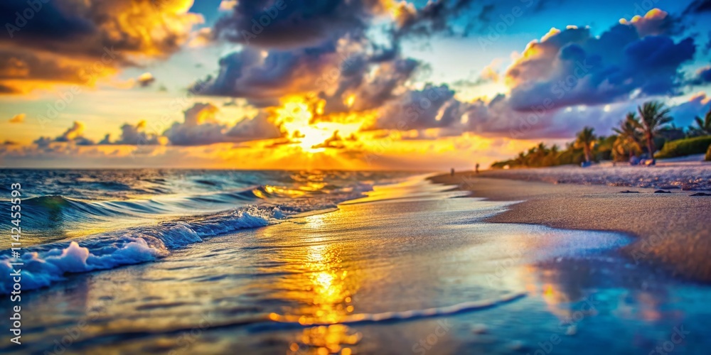 Boca Grande Sunset Tilt-Shift Photography: Miniature Florida Coastal ...