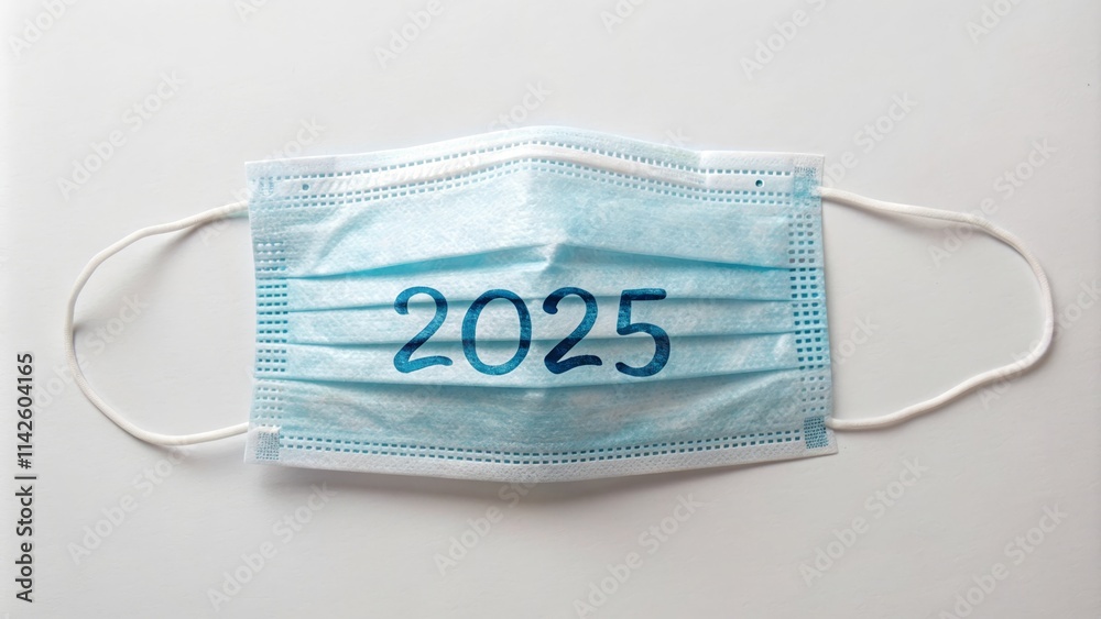 New Year 2025 Mask - Hope, health, protection, future, new beginnings ...