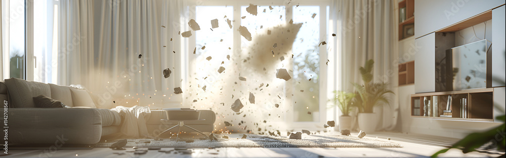 The Wreckage Within: Exploring the Impact of a Living Room Explosion ...