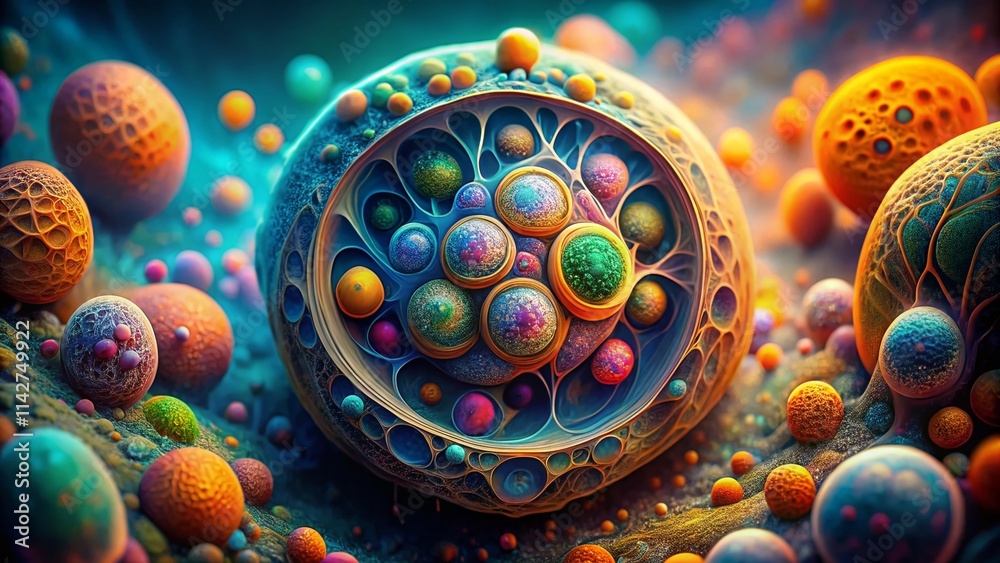 Microscopic Human Embryo: Early Development Stages, Cellular Structures ...