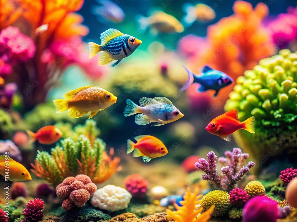 Miniature Aquarium Wallpaper, Tilt-Shift Fish, Cute Fish, Tiny Fish ...