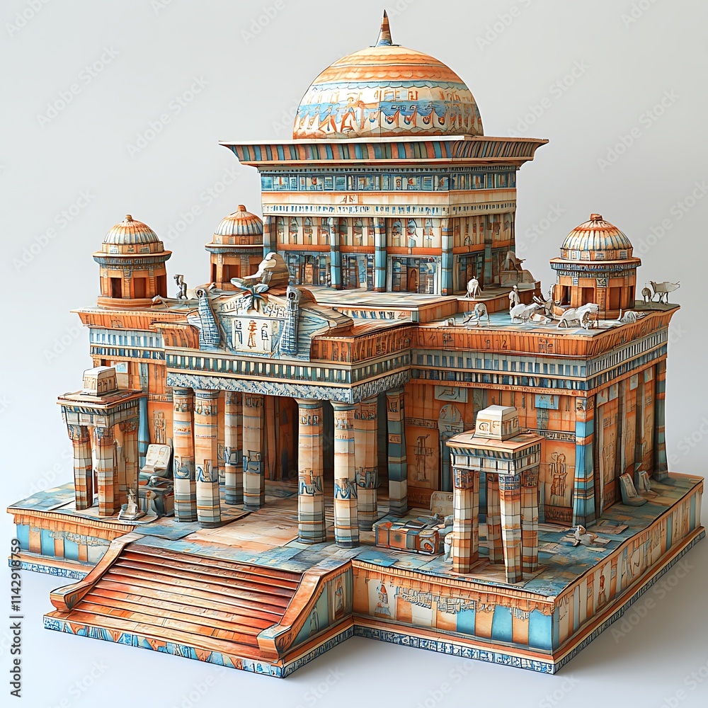 Papercraft ancient artifacts, 3D paper models replicating relics from ...