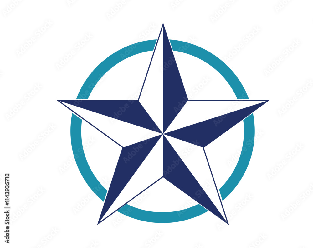 Military Star. Dallas Star. Star icons. Vector symbols star isolated on ...
