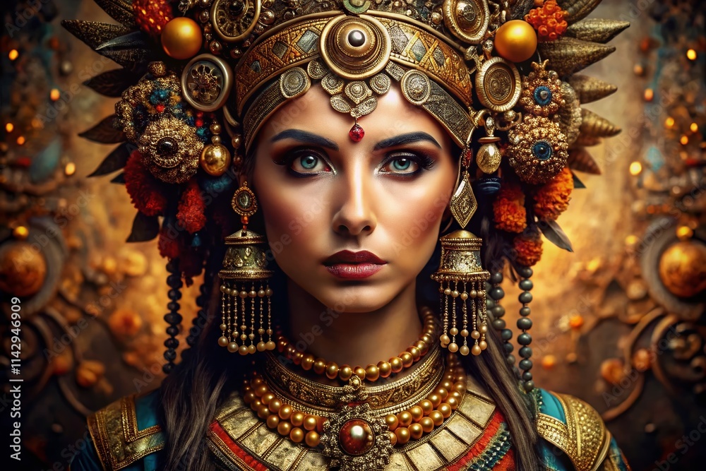 Ilustración de Stock Sumerian Art Portrait Photography: Ancient ...