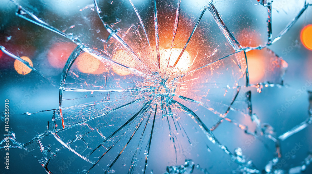 Broken glass crack wallpaper, background effect texture, pattern of ...