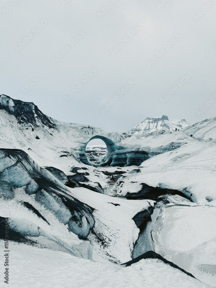 The Ice Caves and Glacial Formations of Katla Volcano, Iceland Katla ...