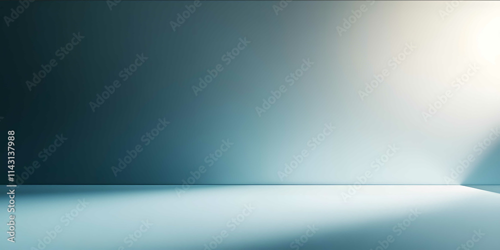 Light blue gradient background light gray and dark sky blue minimalist ...