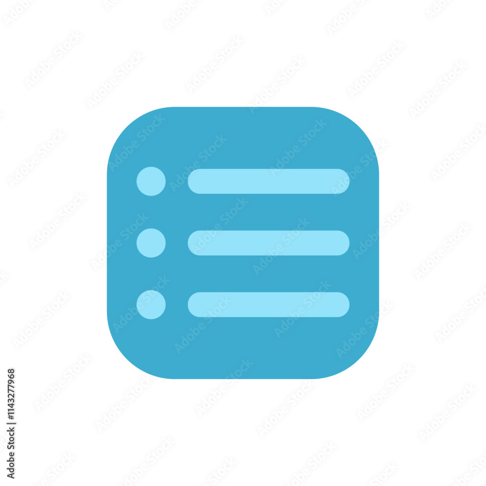 Menu Button Icon Simple Flat Style Illustration Logo Sign Symbol Pictogram Template For Ui