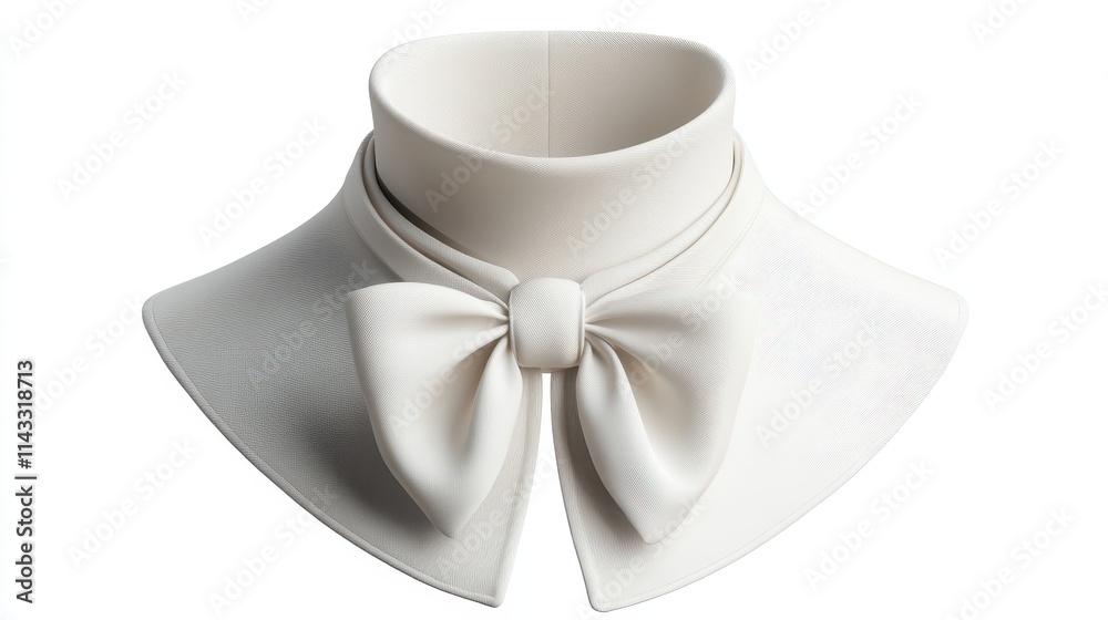 graphic of a classic collared dickey presented front-facing on a white ...