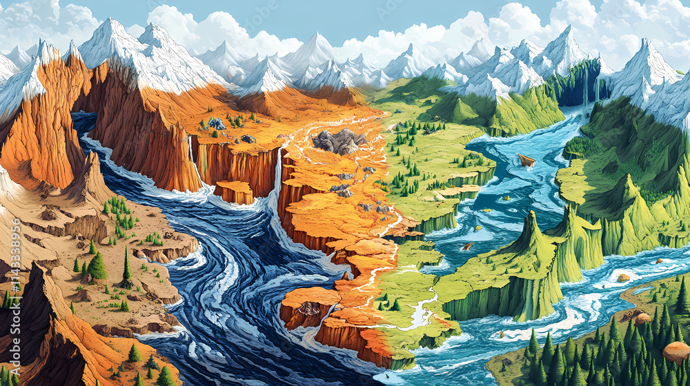 Plate tectonics: geological theory explaining earth's lithospheric ...