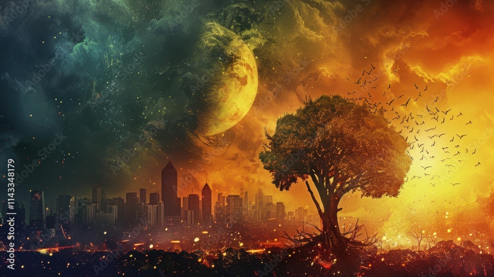 Environmental Crisis: Severe damage caused by climate change ...